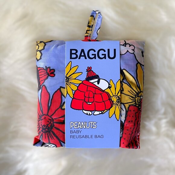 BAGGU | Bags | Nwt Baby Baggu Peanuts Floral Snoopy | Poshmark